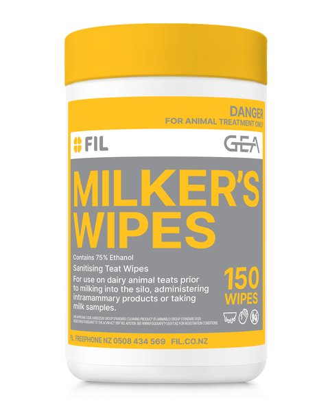Milker's Wipes | Teat Wipes | Alcohol Wipes - Products | FIL - NZ